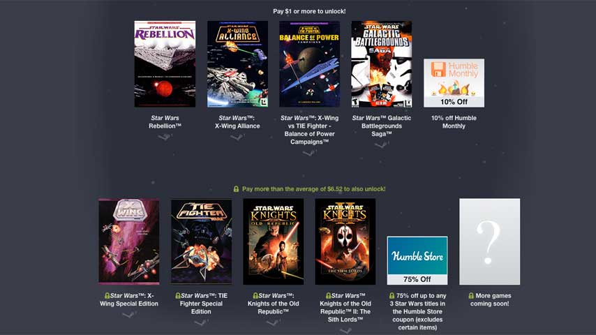 Star Wars Humble Bundle includes KOTOR, Tie Fighter and more | VG247