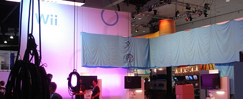 Curtain covers huge banner on Nintendo E3 stage | VG247