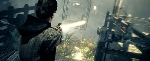 Alan Wake trailer shows man fight combine harvester with torch | VG247