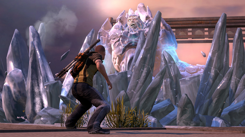 InFamous 2 screens and video show off enormous boss creature - VG247