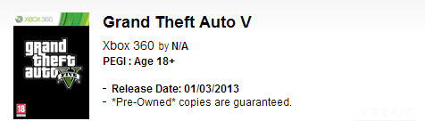 GTA 5: GameStop publishes March release date | VG247