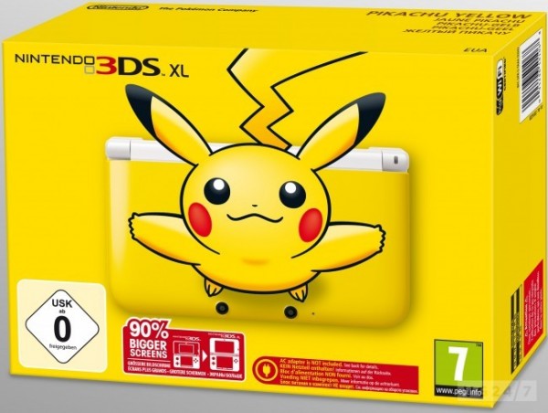 Pikachu 3DS XL releasing in December, packshot here | VG247