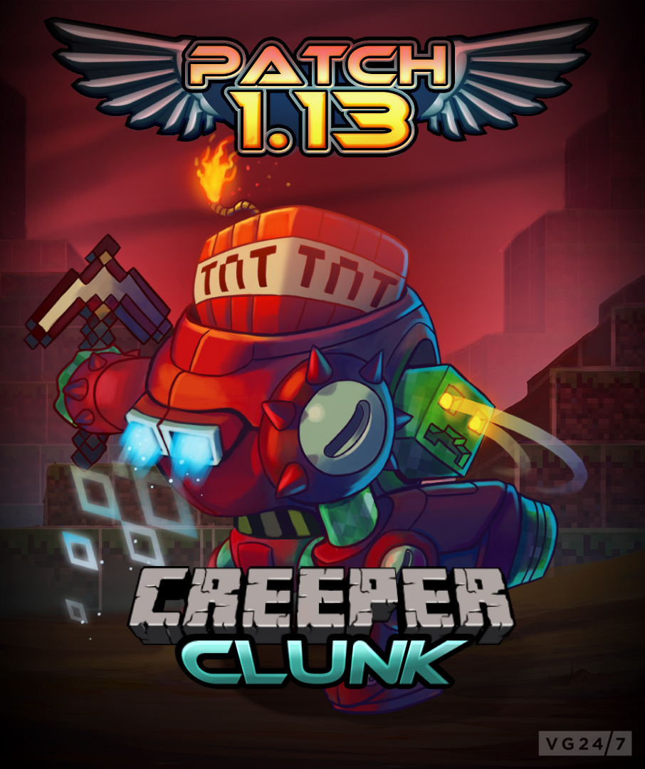 Awesomenauts patch 1.13 live, adds Minecraft Creeper skin | VG247