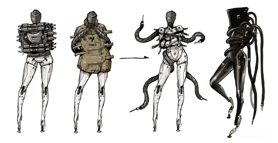Metal Gear Rising concept art shows early boss designs | VG247