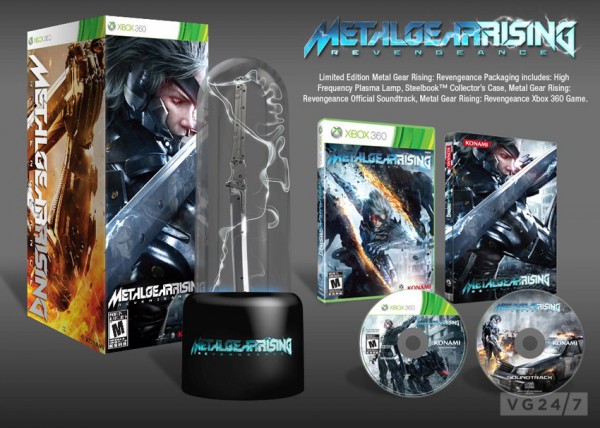Metal Gear Rising limited edition: final US pack art, contents detailed ...