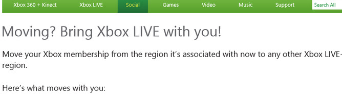 Xbox Live region switching in web beta | VG247