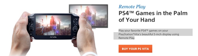 PS4 site suggests Vita remote play as standard feature | VG247