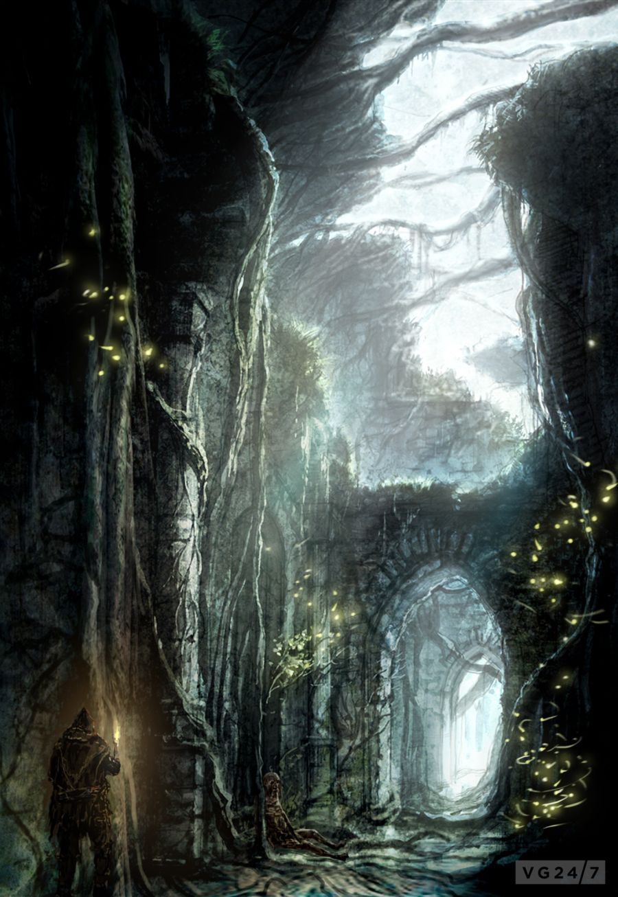Dark Souls Environment Concept Art Dark Souls Inspired Ruin