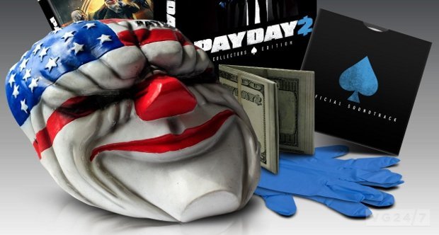 PayDay 2 collector's edition comes with mask, gloves, and wallet | VG247