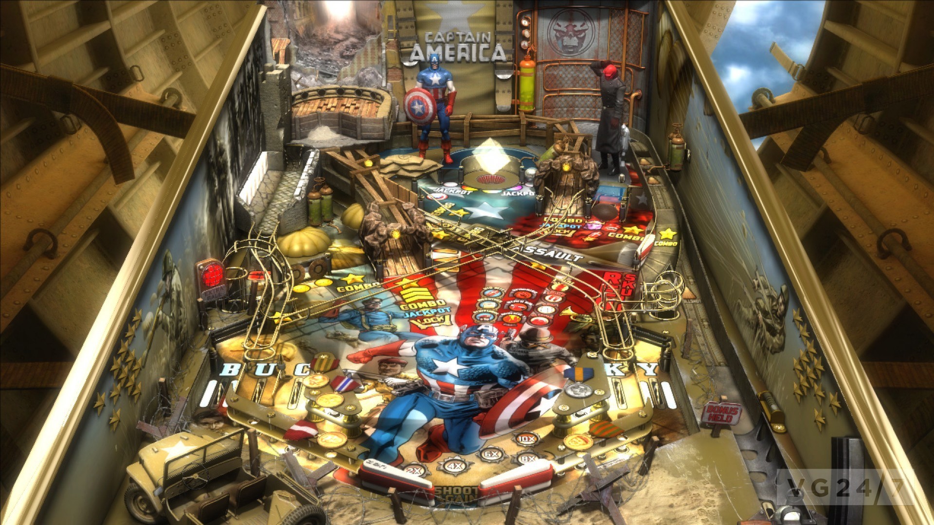 Pinball FX 2 on Steam gets Captain America table | VG247