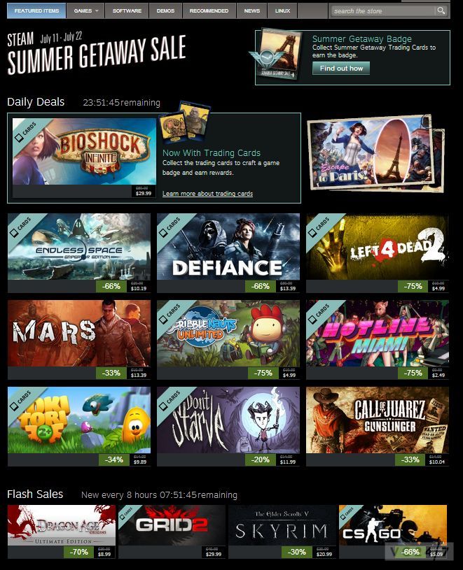 Steam Summer Getaway Sale is live - go buy something | VG247