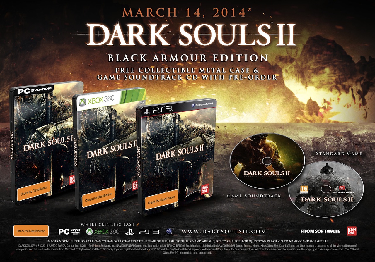 Dark Souls 2 PS3, Xbox 360 release date set, PC to follow; special ...