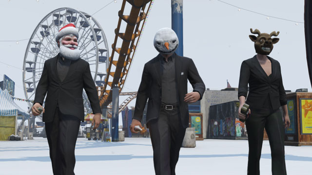 GTA Online Christmas festivities bring snow to Los Santos, seasonal ...