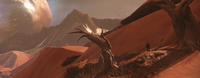 Destiny artwork shows the Moon & Mars landscapes | VG247