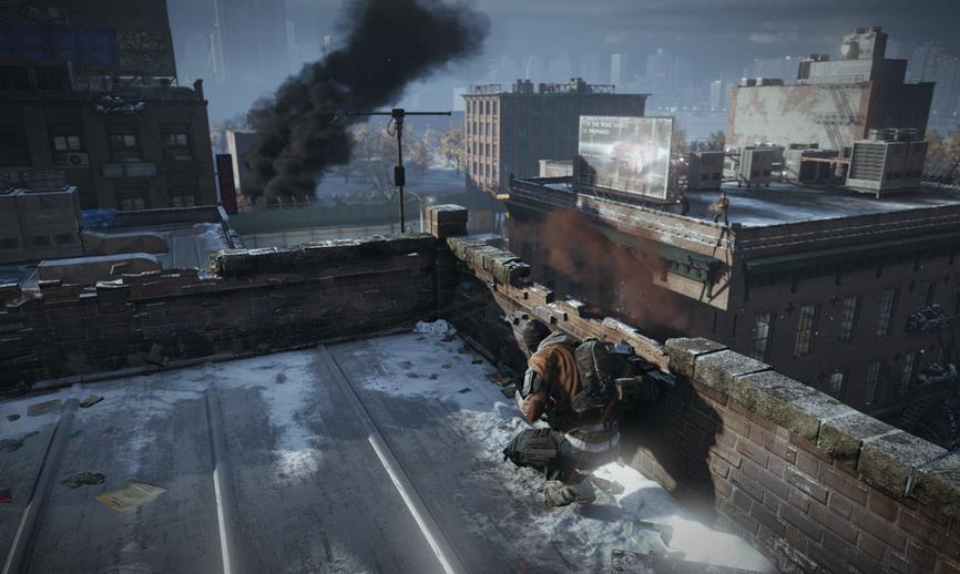 The Division screens show rooftop battles, in-world HUD & more | VG247