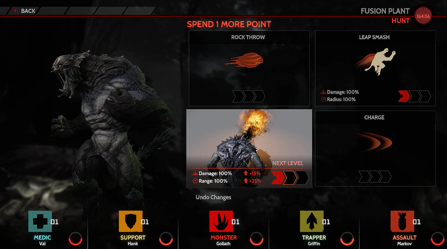 Evolve's monster skill progression appears to have changed at its core ...