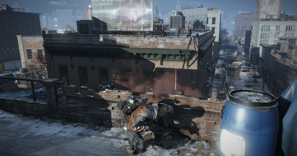 Tom Clancy's The Division gets new rooftop battle screen | VG247