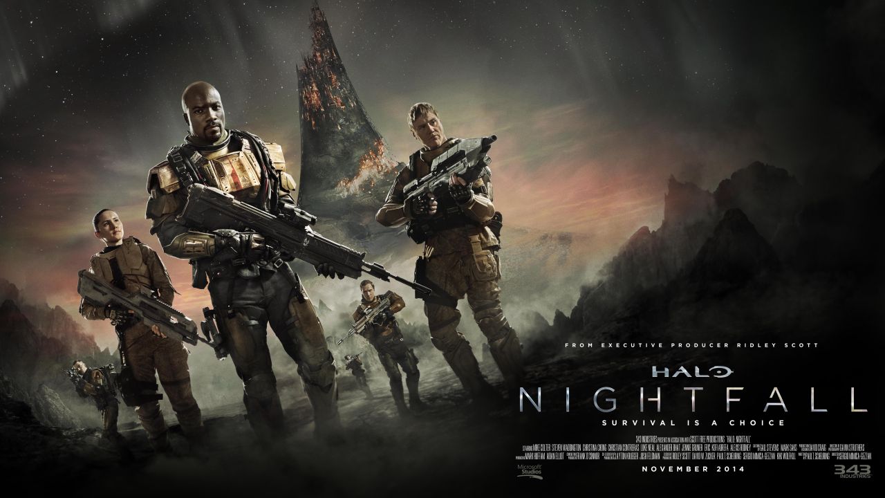 Everyone looks determined in Halo: Nightfall's key art - VG247