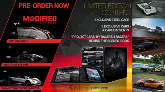 Project Cars Limited Edition hands over the keys to five supercars | VG247