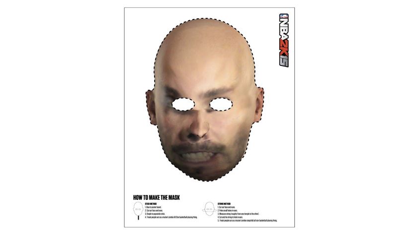 NBA 2K15's horrible face scans are now Halloween masks | VG247