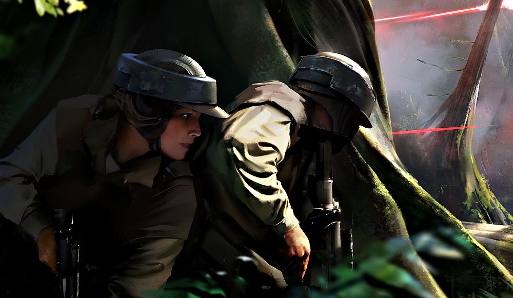 Star Wars Battlefront concept art shows Endor, map details teased | VG247