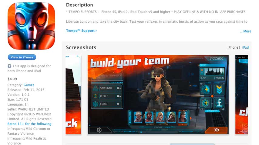 Apple cracking down on violent imagery in App Store icons, screenshots ...