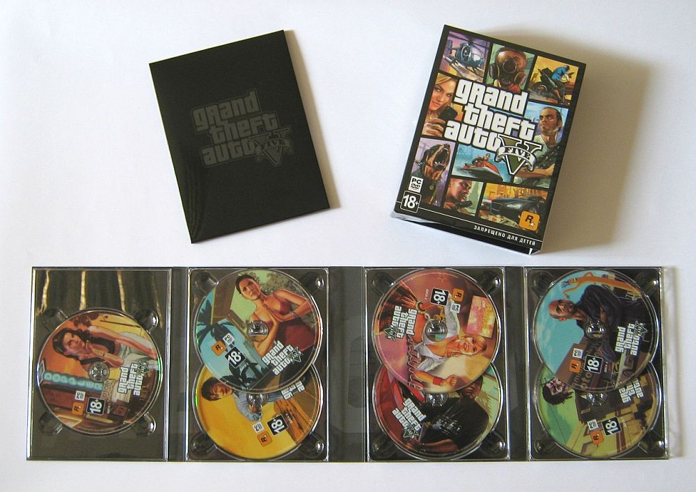 Looks like GTA 5 will span seven discs on PC if these images are legit ...