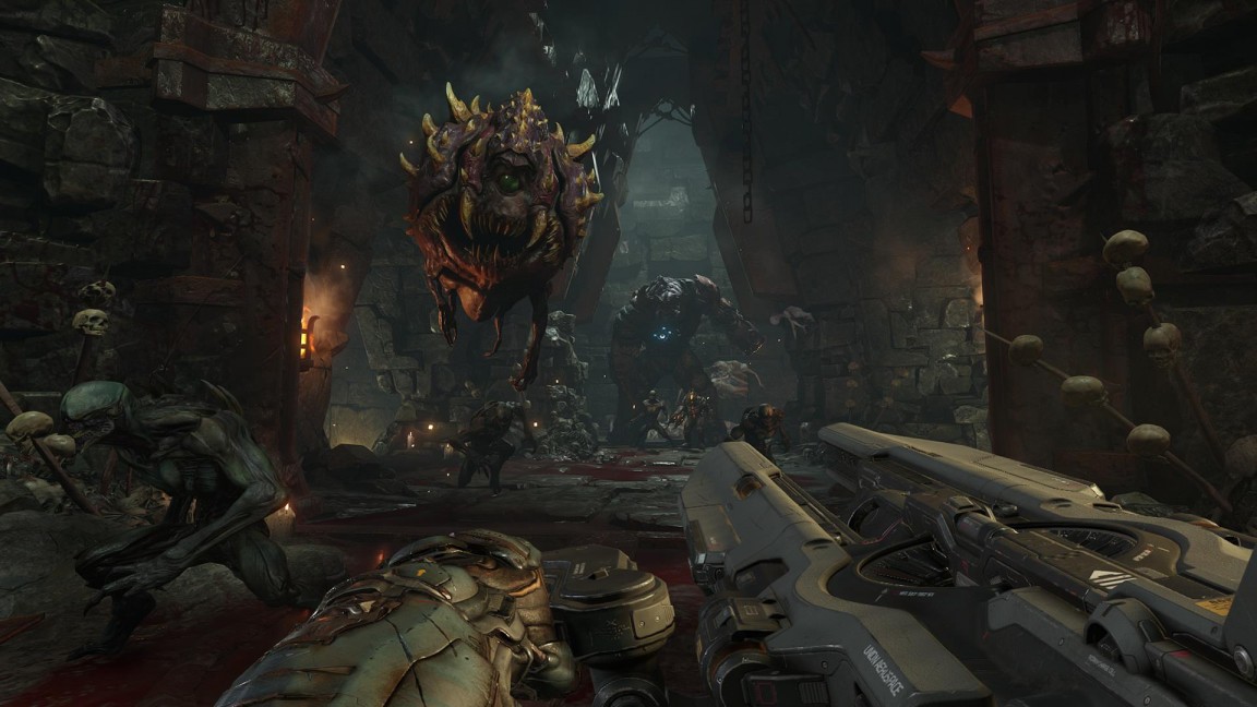 DOOM QuakeCon 2015 screens show bloody Hell | VG247