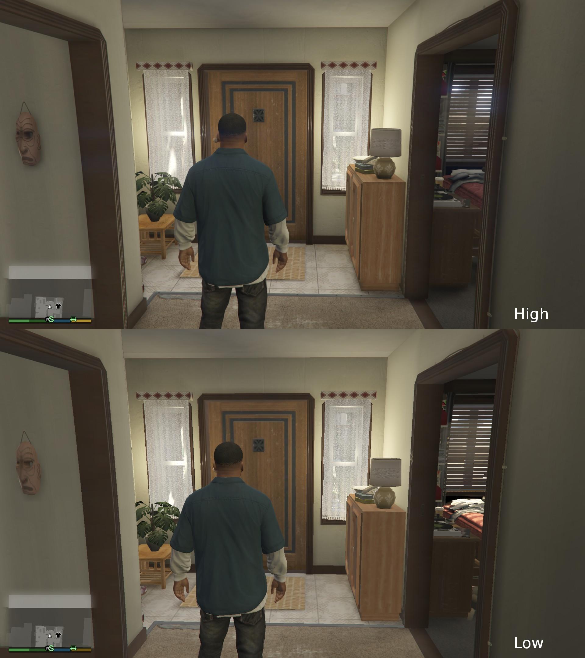 Gta V Pc Ingame Low Vs High Screenshot Comparison Leaked
