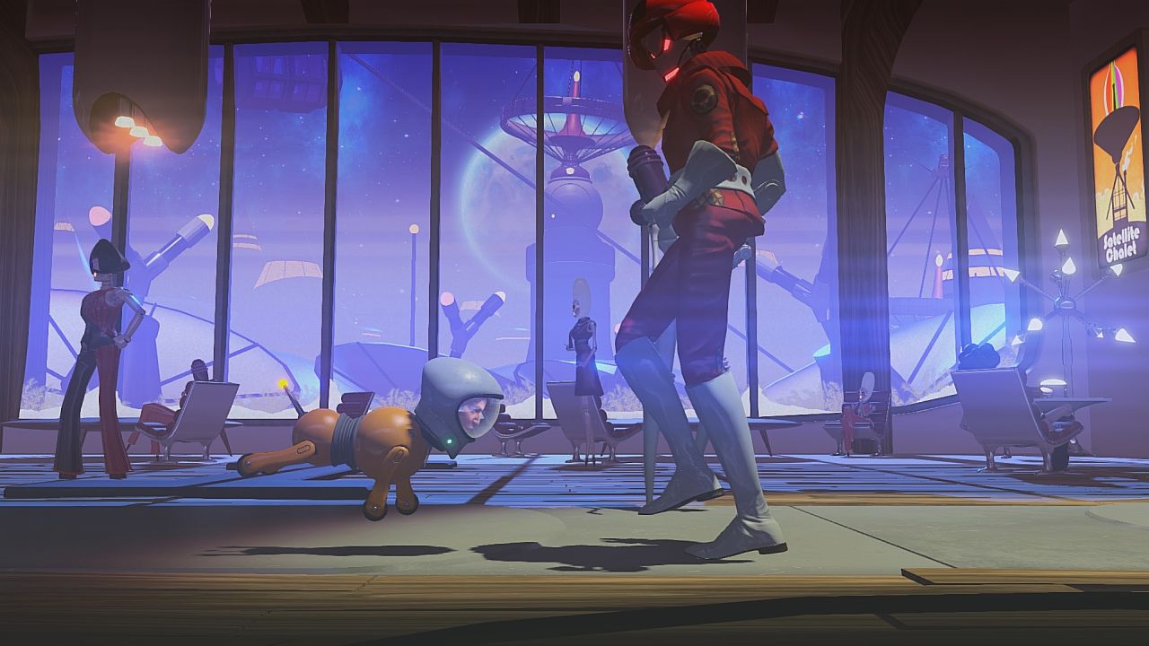 You are the last human head on earth in Double Fine's new game Headlander | VG247