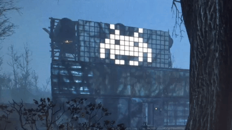 Fallout 4 - making an animated Space Invaders billboard | VG247