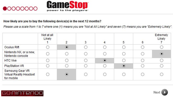 GameStop survey suggests Nintendo NX will launch this year | VG247