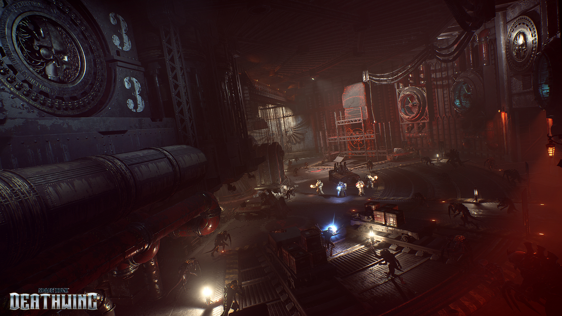 The massive ship interiors in Space Hulk: Deathwing look pretty great ...