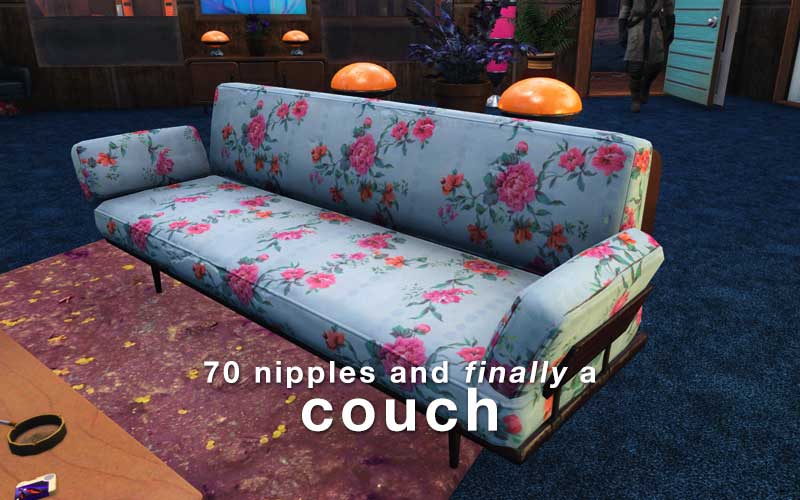 Sofa Surfer Fallout 4 | Baci Living Room