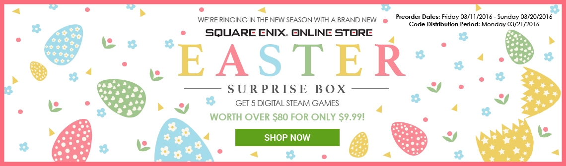 Square Enix’s Easter Surprise Box comes with five PC games for $9.99 ...