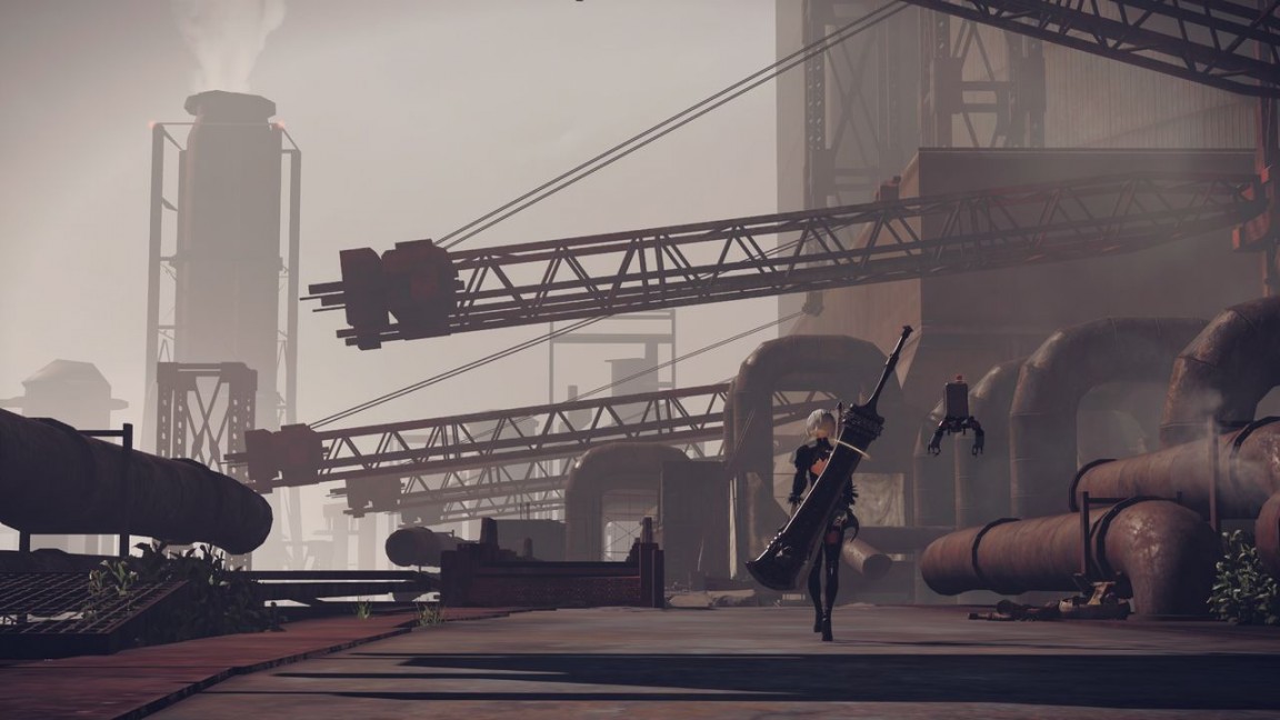 Nier Automata Screens Show Off Desolate New Environments Vg247