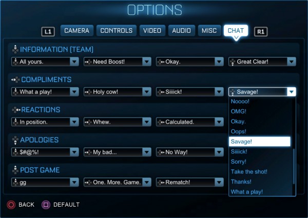 Rocket League's upcoming update to expand Quick Chat options | VG247