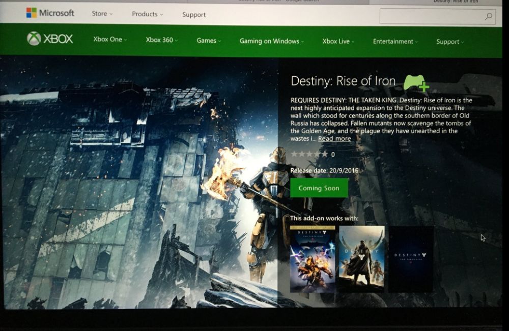 Destiny: Rise of Iron releasing on September 20 for PS4 and Xbox One ...