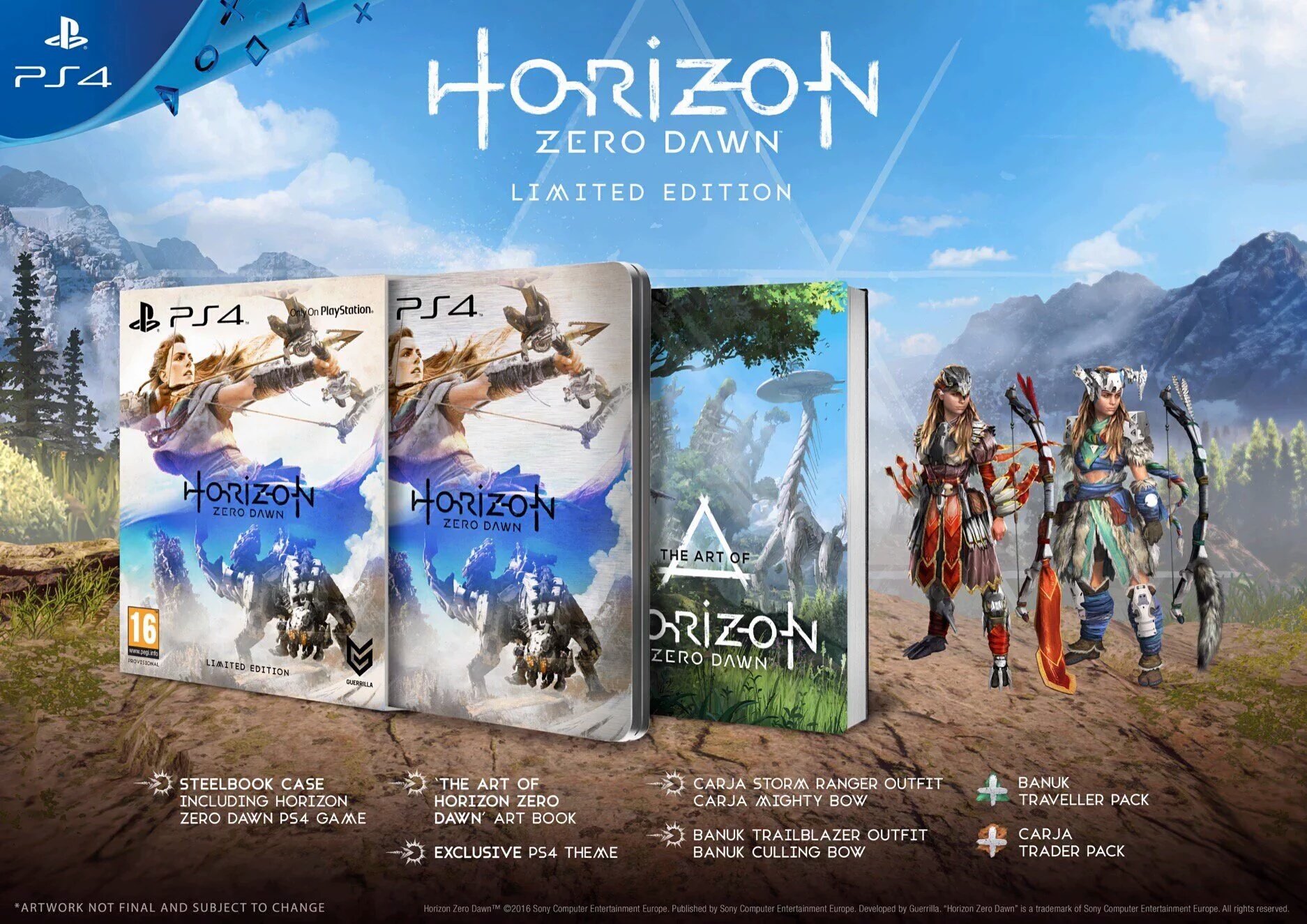 Horizon: Zero Dawn special editions, pre-order bonuses detailed | VG247