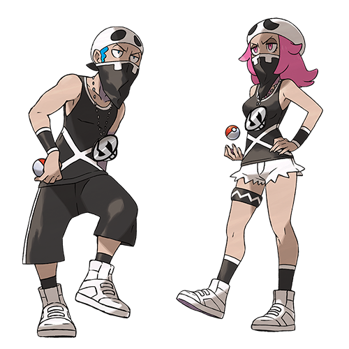 Team Skull, the villain team from Sun and Moon, are based off of West ...