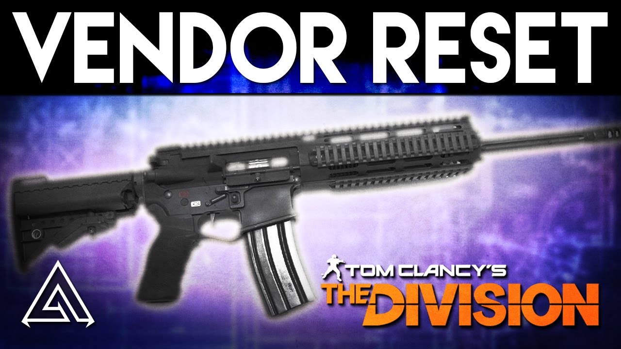 The Division Weekly Vendor reset: Military P416, PP-19, Blueprints, and ...