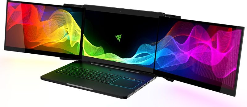 Two of Razer's triple-monitor laptops were stolen at CES 2017 | VG247