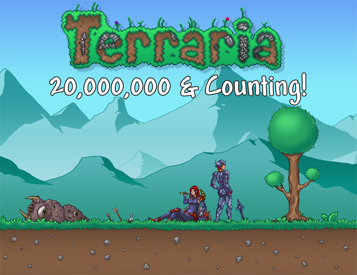 Terraria has sold 20.5 million copies since its release in 2011 | VG247