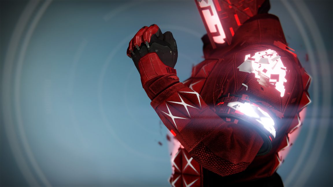 Age of Triumph Ornaments on Spliced Red (Warlock) Gear makes everything ...
