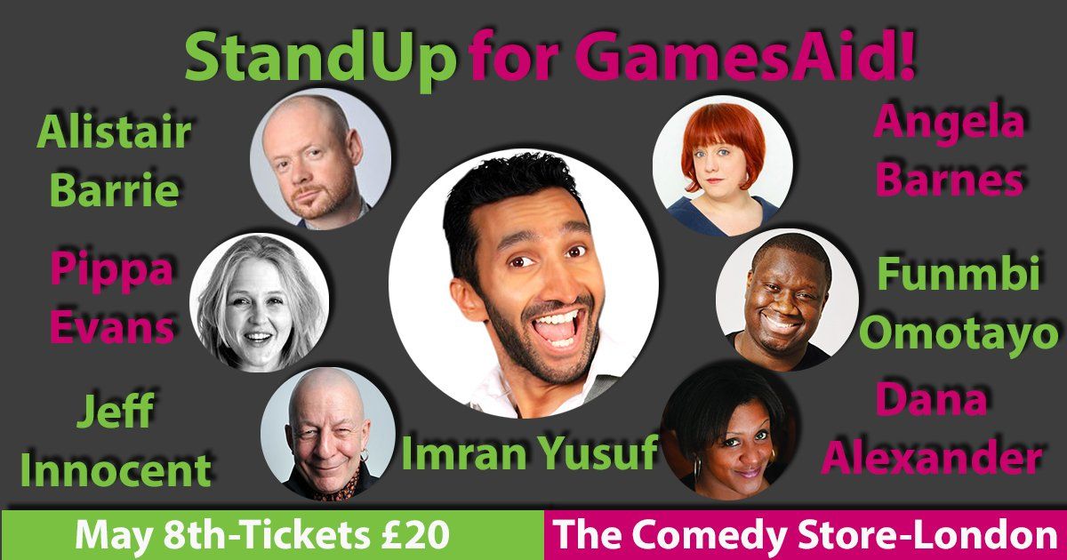 GamesAid invites you to laugh it up for charity at The Comedy Store ...