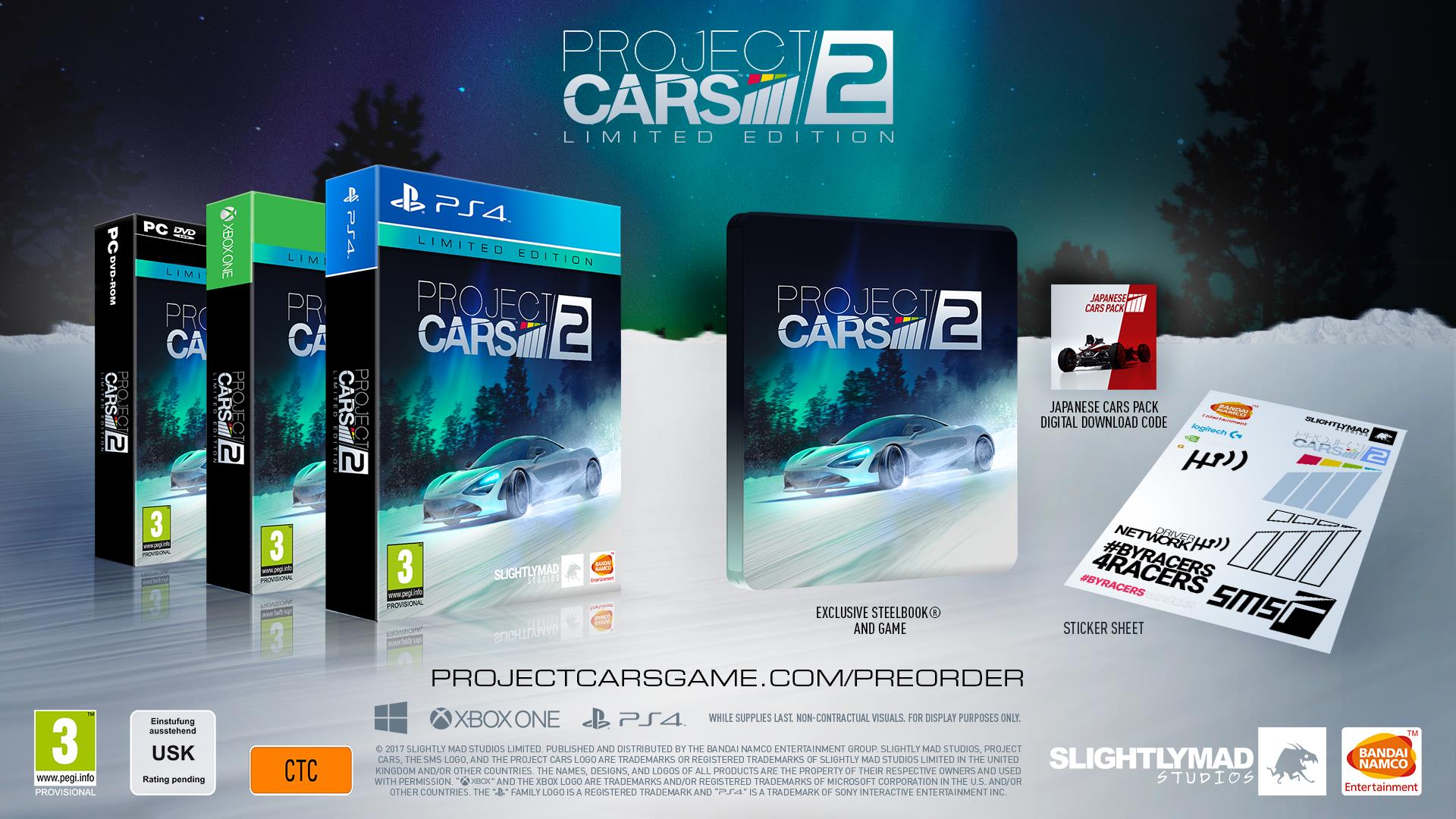 Project Cars 2 pre-orders now live, Limited, Collector's, and Ultra ...