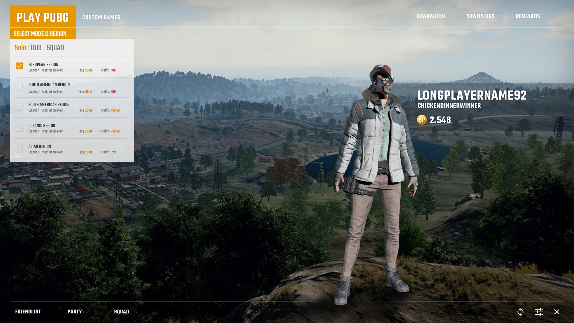 This UI design mockup for PlayerUnknown's Battlegrounds should be ...