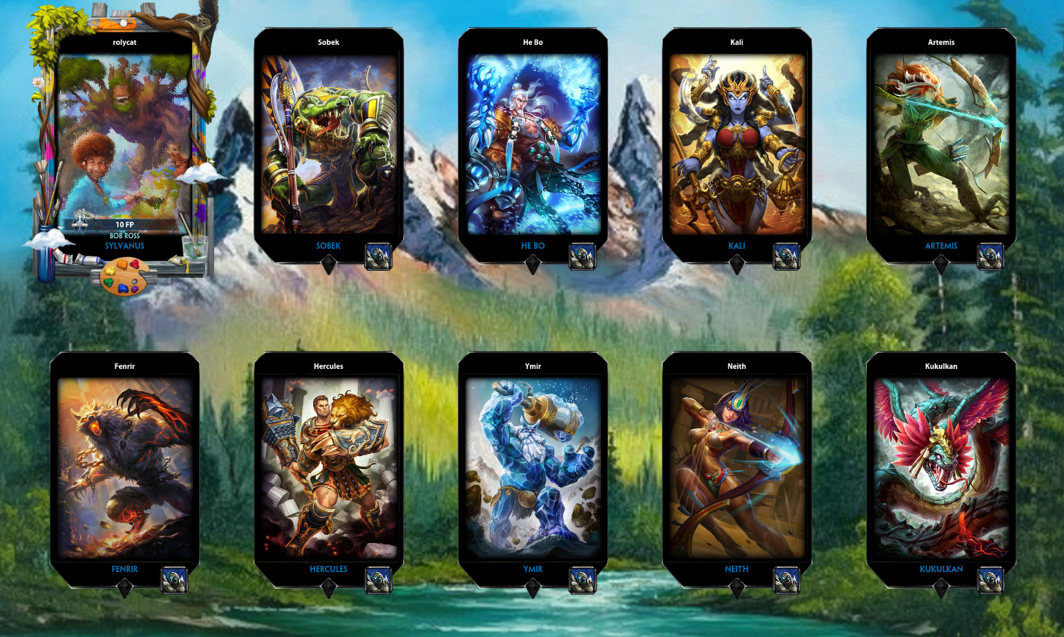 Bob Ross added as a playable character in Smite with Sylvanus’ new skin