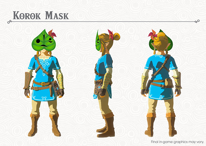 [BOTW] Did anybody else notice that the DLC Korok mask is actually ...