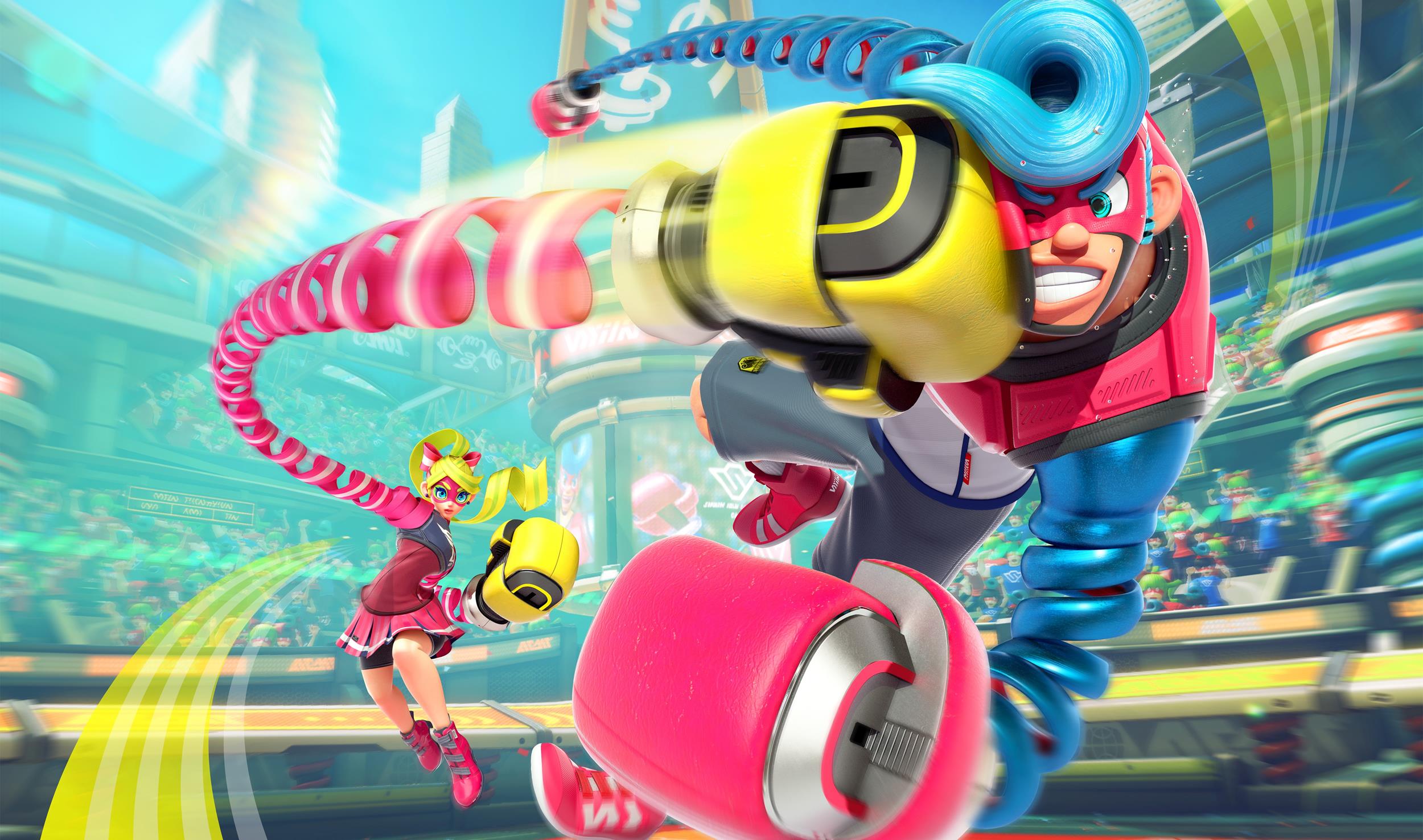 Arms: the first 'Party Crash' event is underway, so jump in for a boost ...